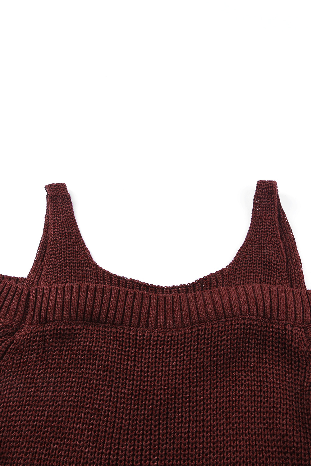 US$ 14.37 - Red Dew Shoulder Juliette Knitted Sweater - www ...